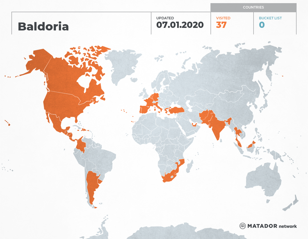 Baldoria’s Travel Map – Matador Network
