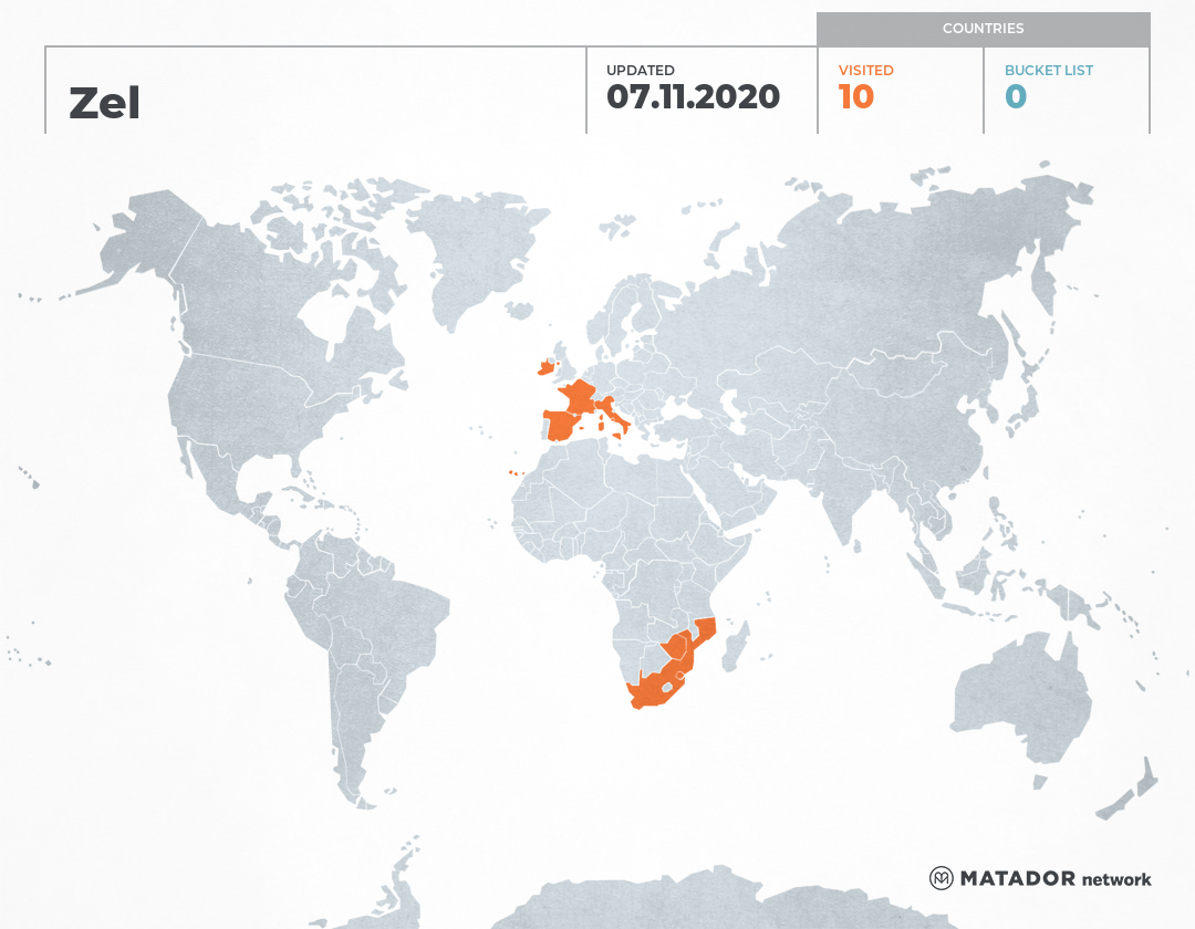Zel’s Travel Map – Matador Network