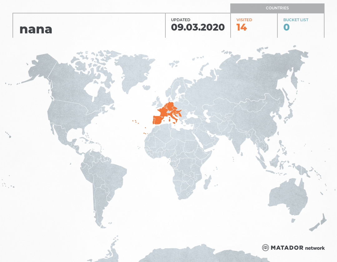 Nana’s Travel Map – Matador Network