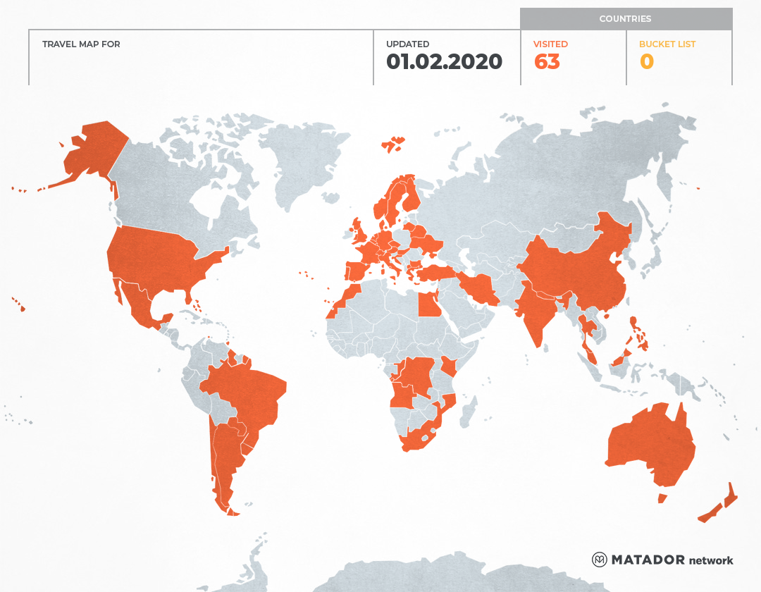Karina’s Travel Map – Matador Network