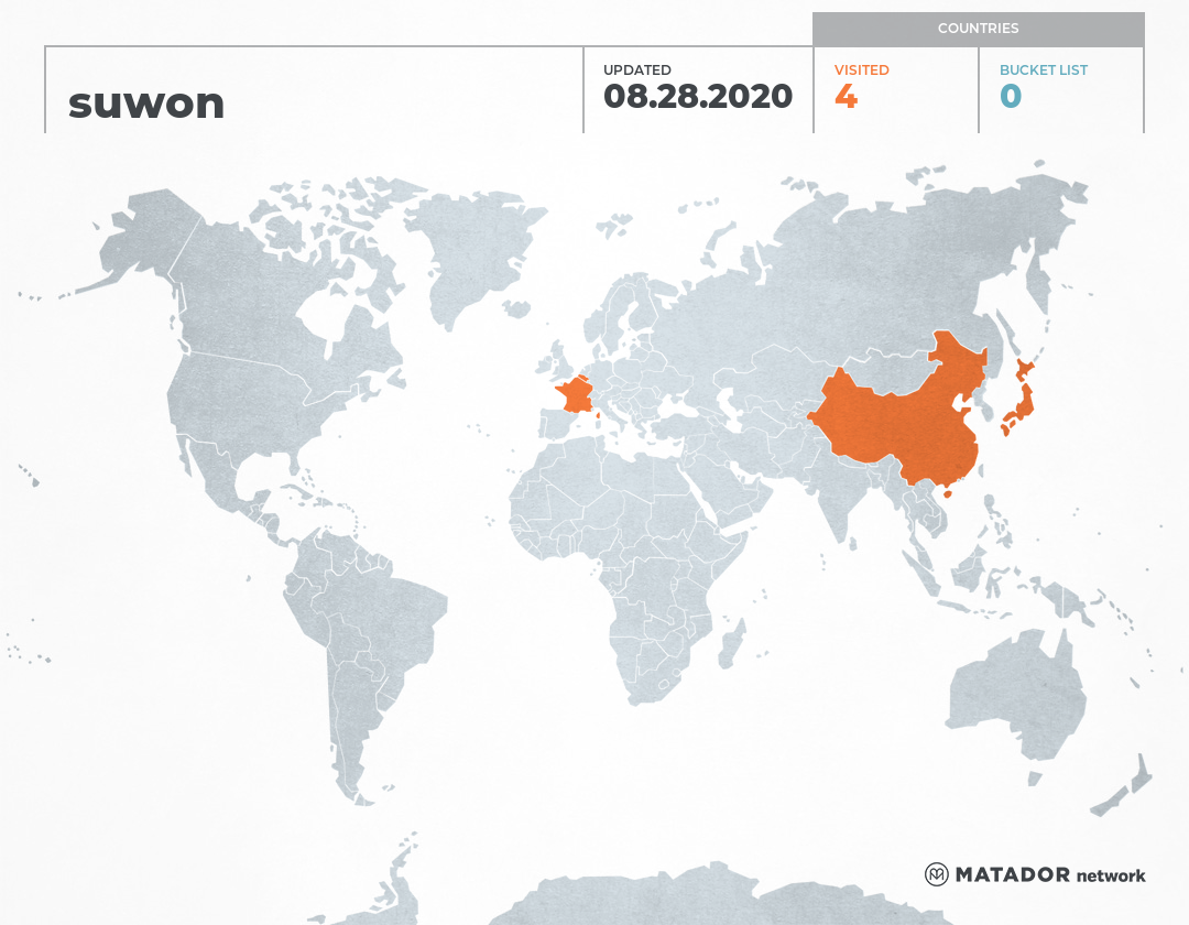 Suwon’s Travel Map – Matador Network