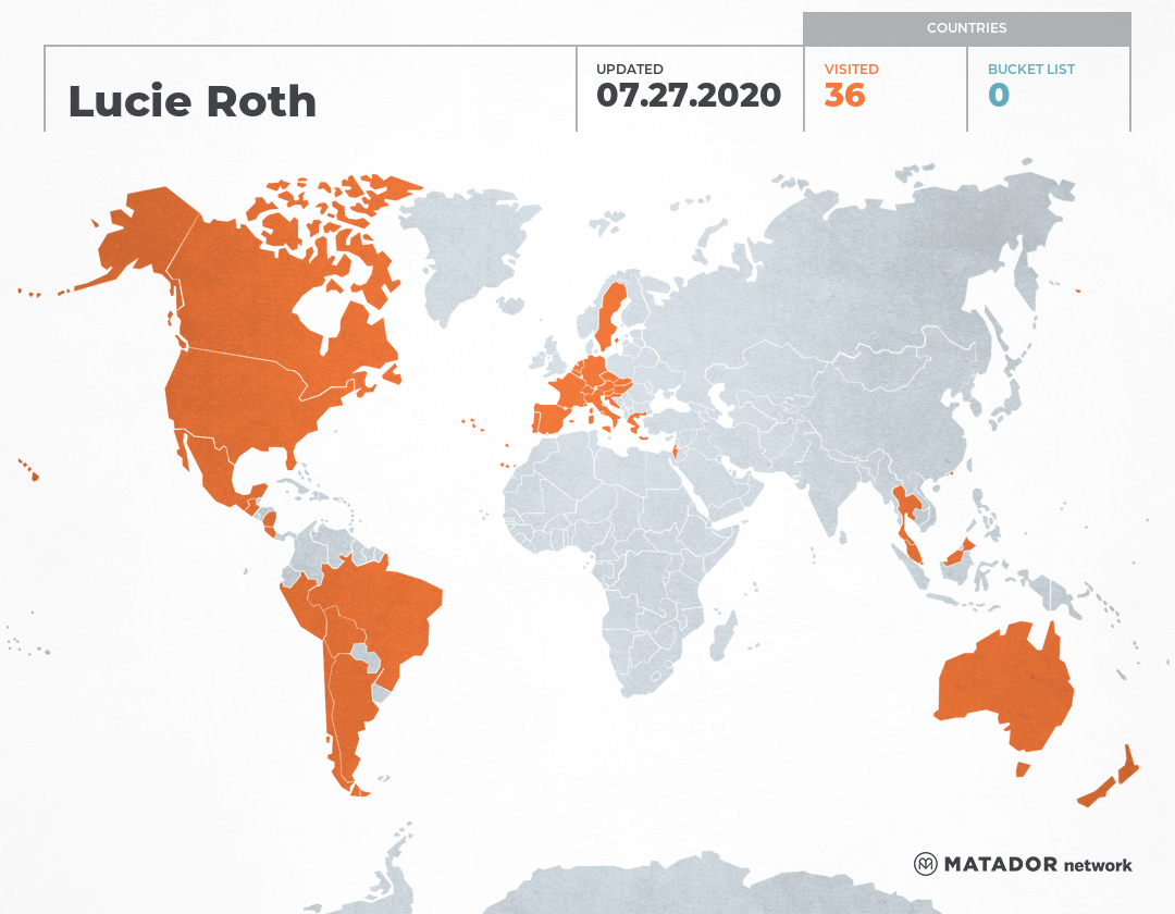 Lucie Roth’s Travel Map – Matador Network