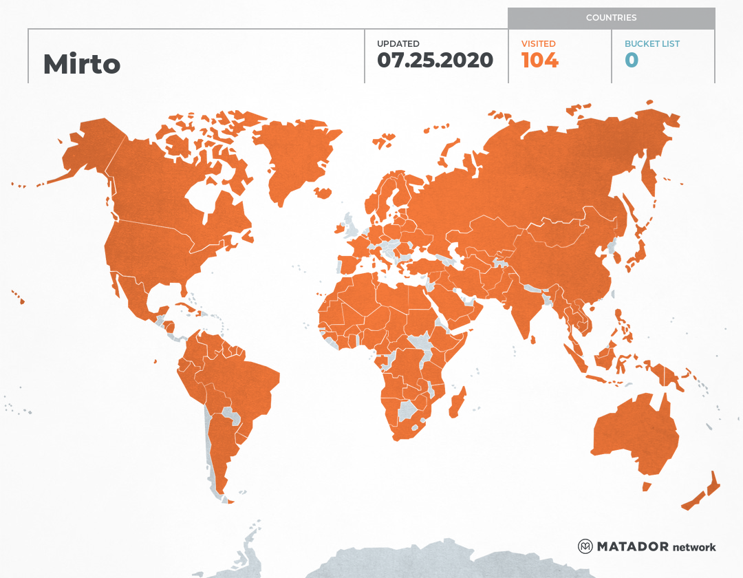 Mirto’s Travel Map – Matador Network