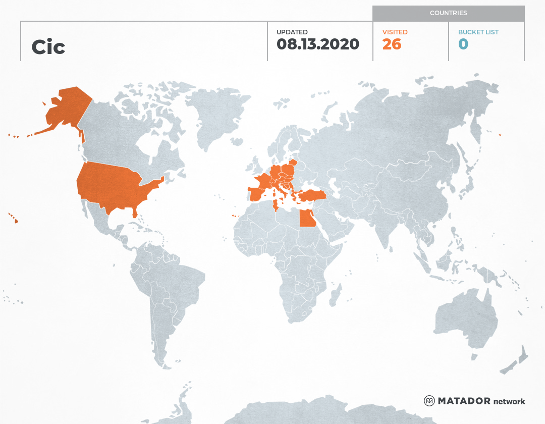 Cic’s Travel Map – Matador Network