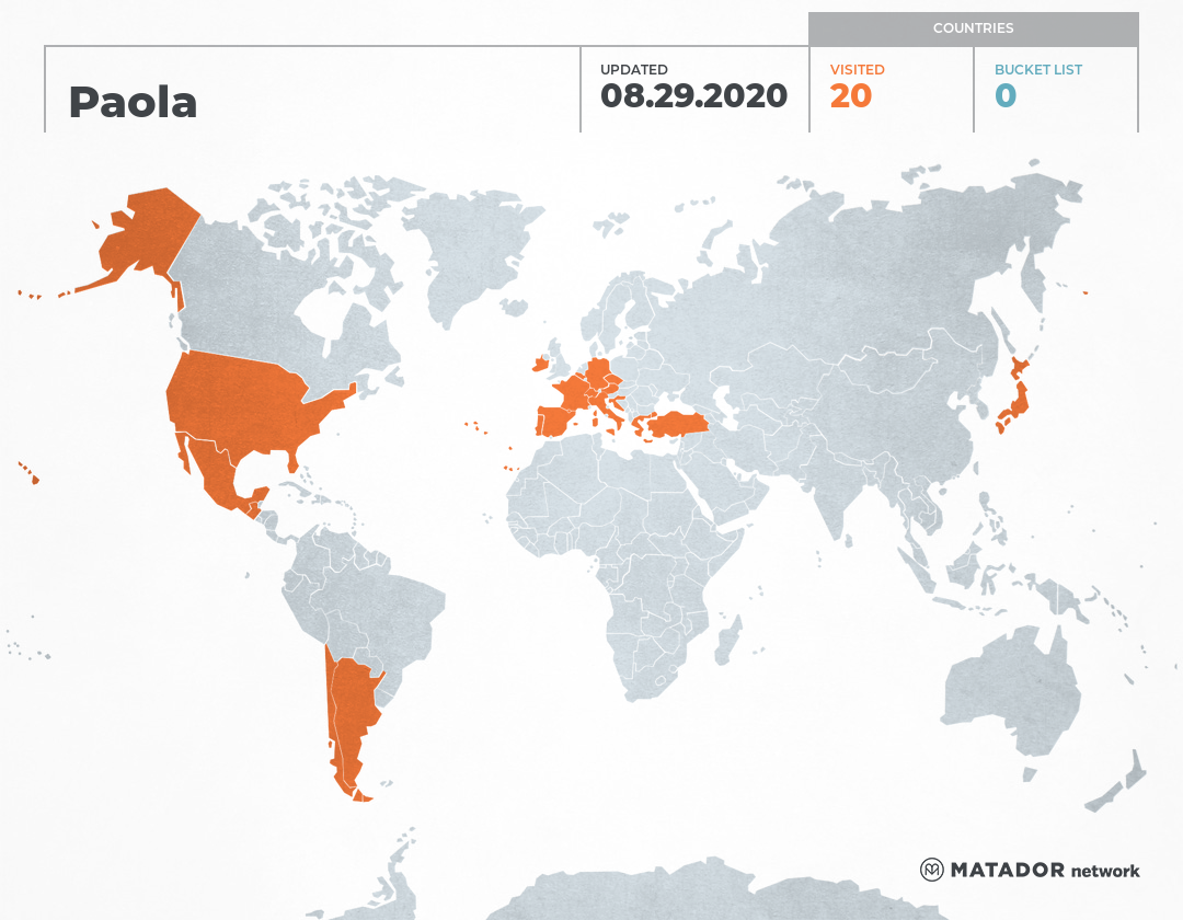 Paola’s Travel Map – Matador Network