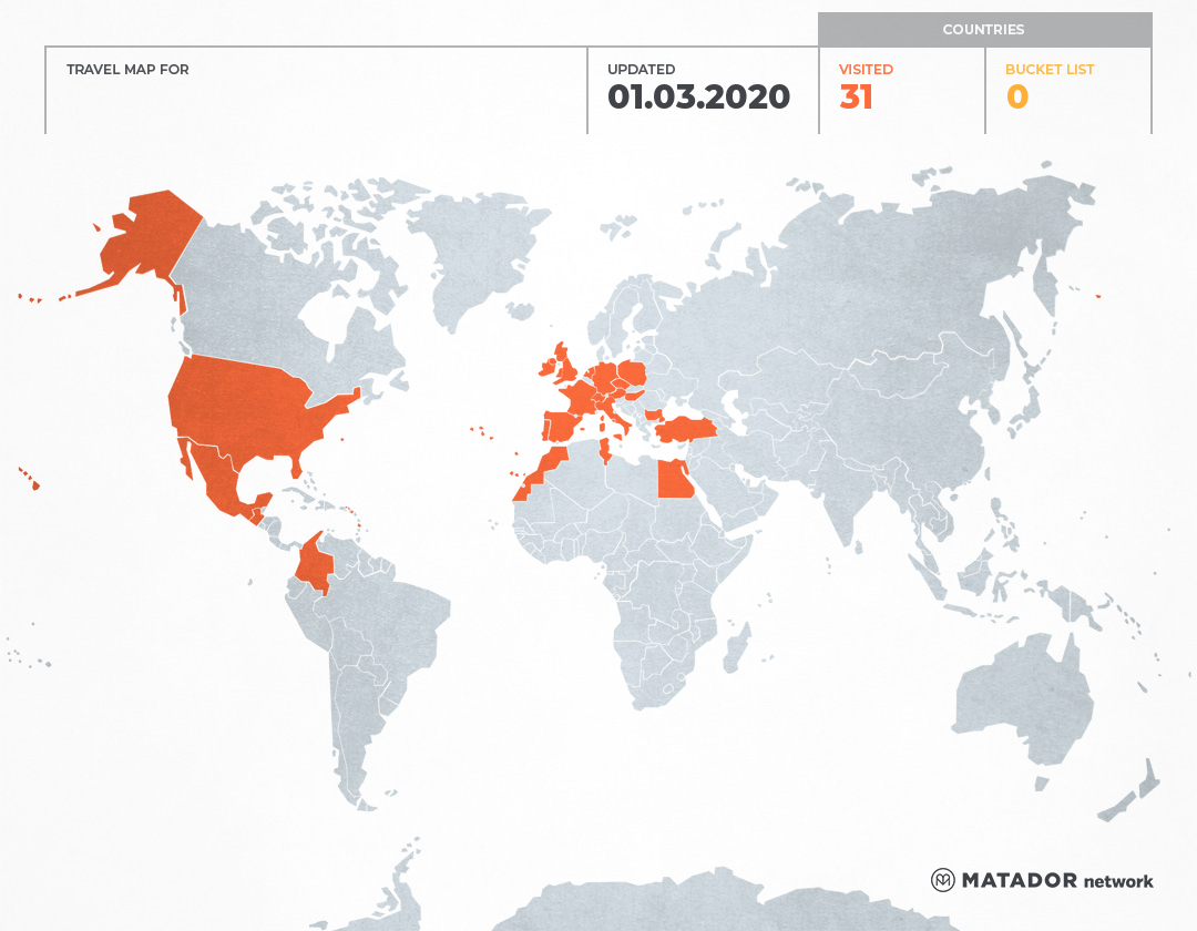Mandy’s Travel Map – Matador Network