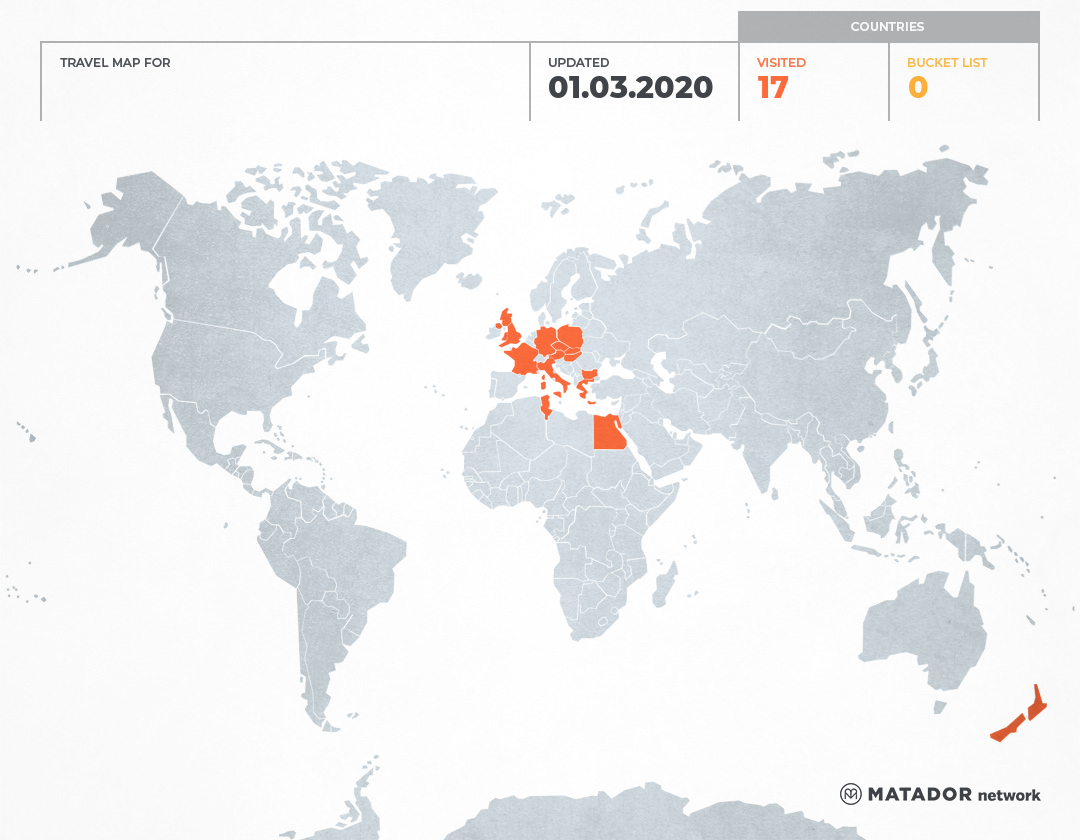 Barbora’s Travel Map – Matador Network