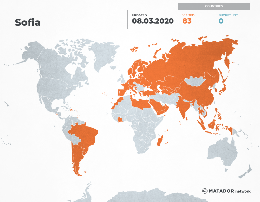 Sofia’s Travel Map – Matador Network