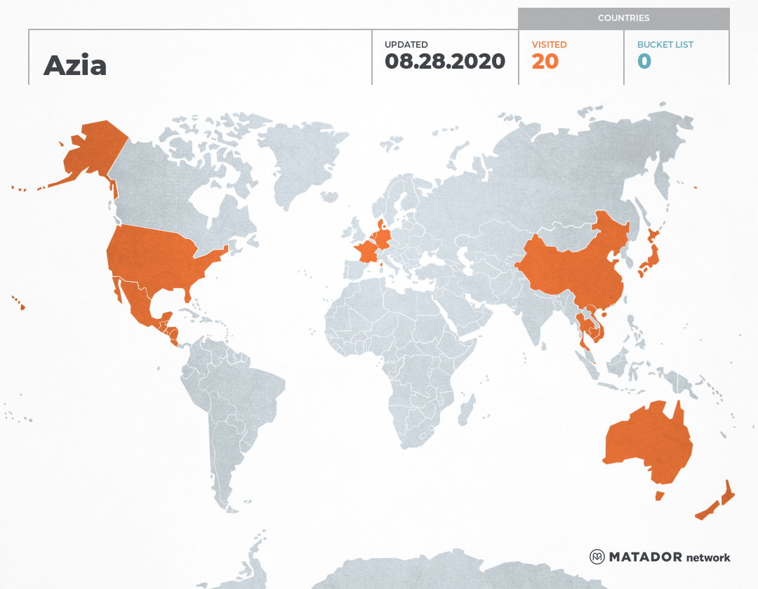 Azia’s Travel Map – Matador Network