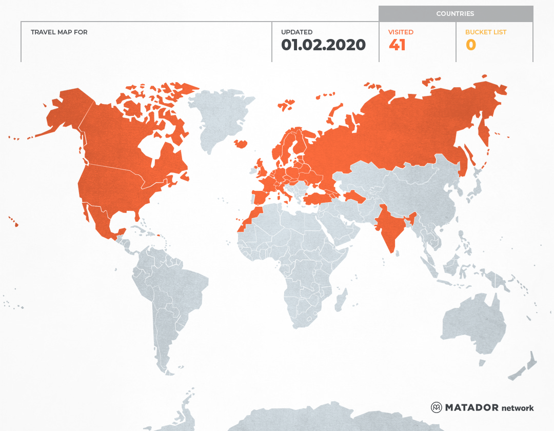 Heino’s Travel Map – Matador Network