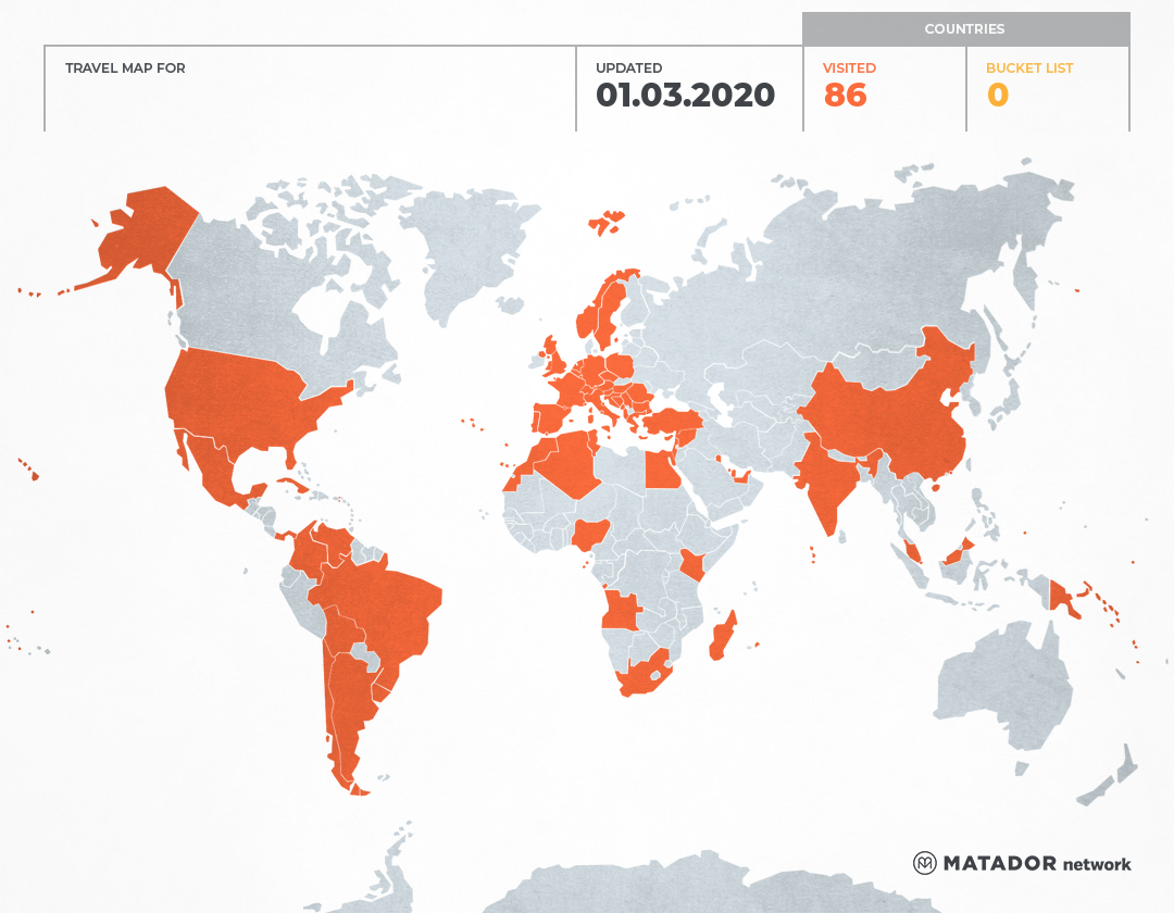 Atha Bel’s Travel Map – Matador Network