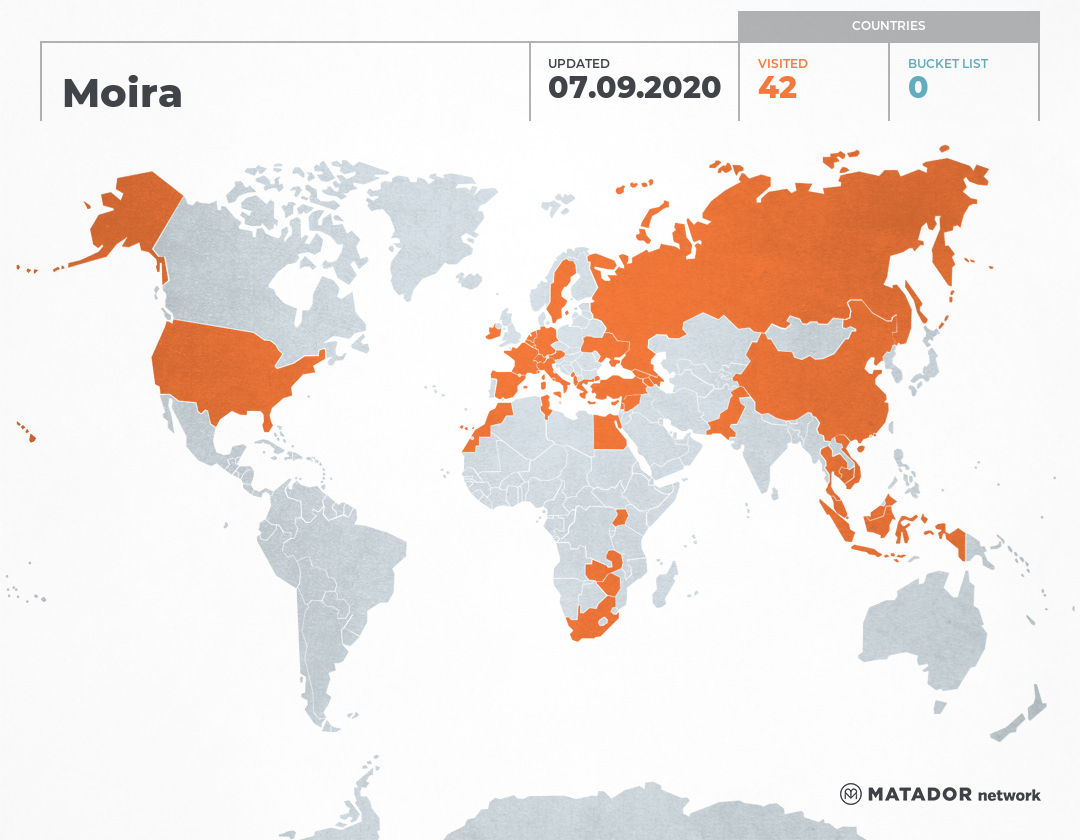 Moira’s Travel Map – Matador Network