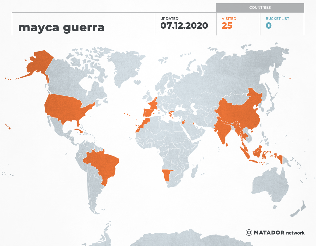 Mayca Guerra’s Travel Map – Matador Network