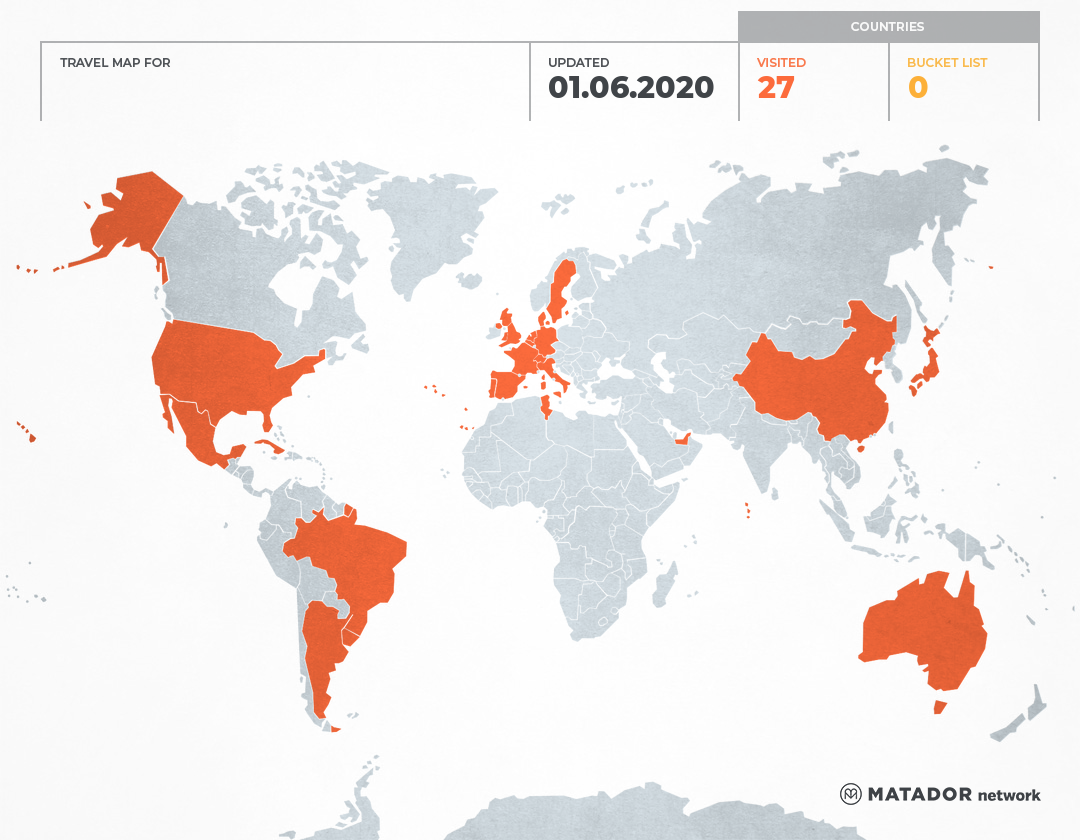Kiko’s Travel Map – Matador Network