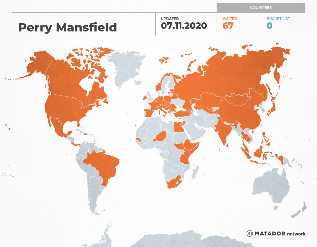 Perry Mansfield’s Travel Map – Matador Network