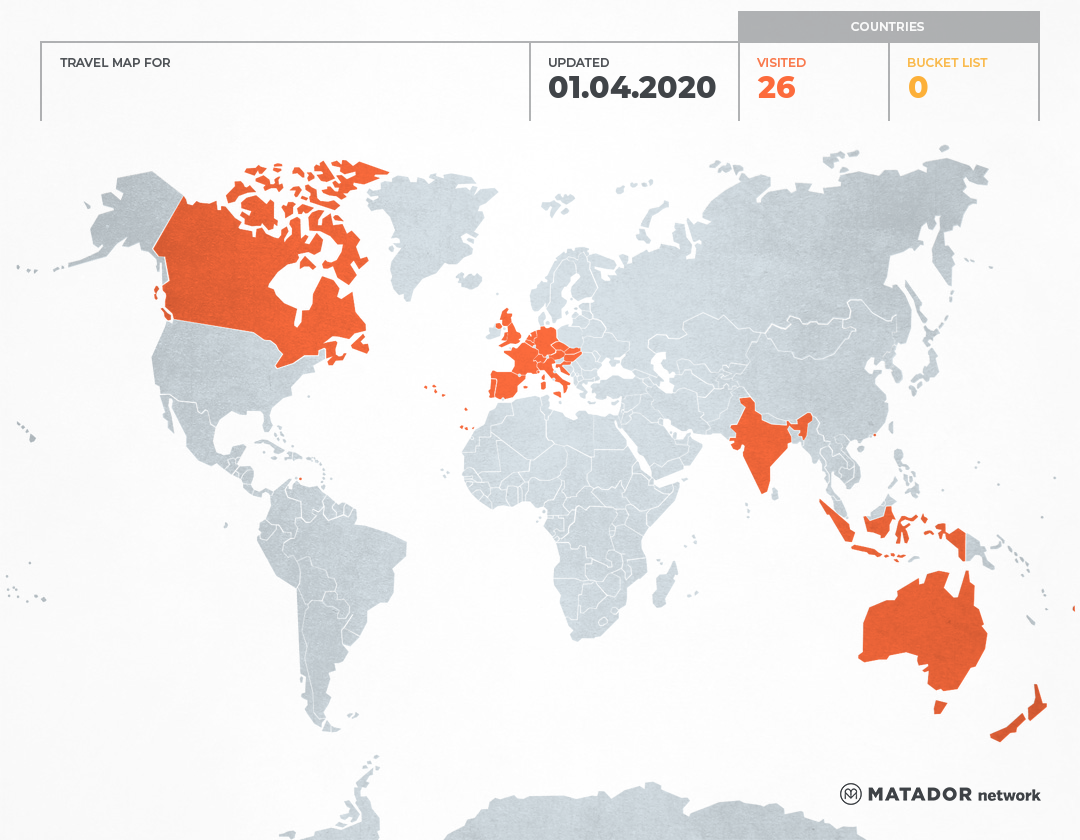 Marleen Hendriks’s Travel Map – Matador Network