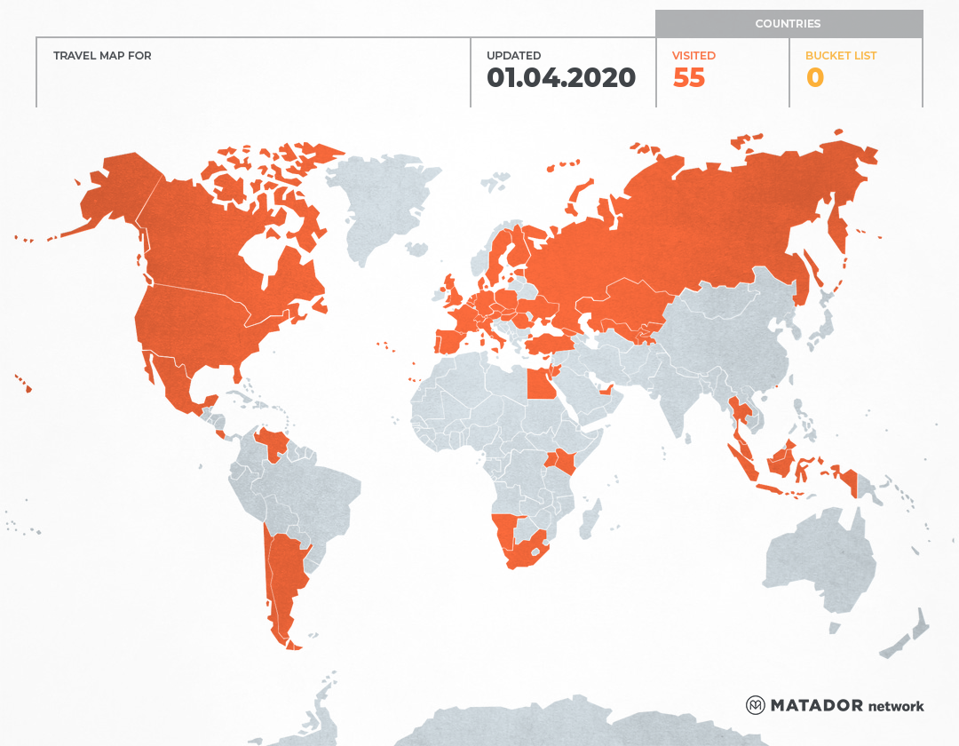 Olga’s Travel Map – Matador Network