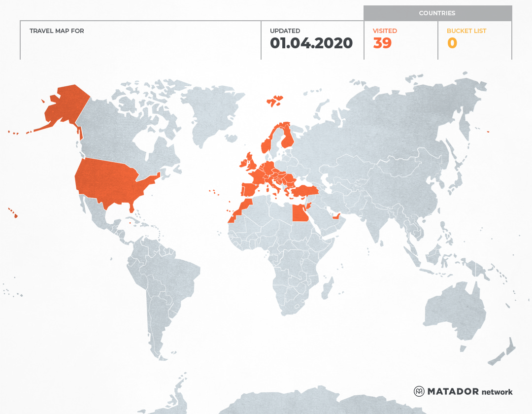 Amanda Haase-Jones’s Travel Map – Matador Network
