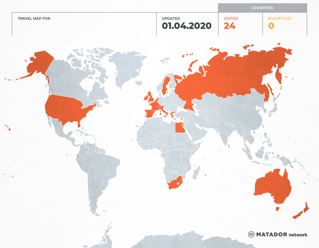 Holly’s Travel Map – Matador Network