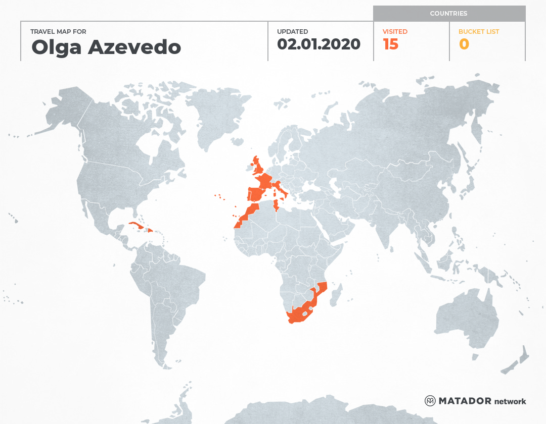 Olga Azevedo’s Travel Map – Matador Network