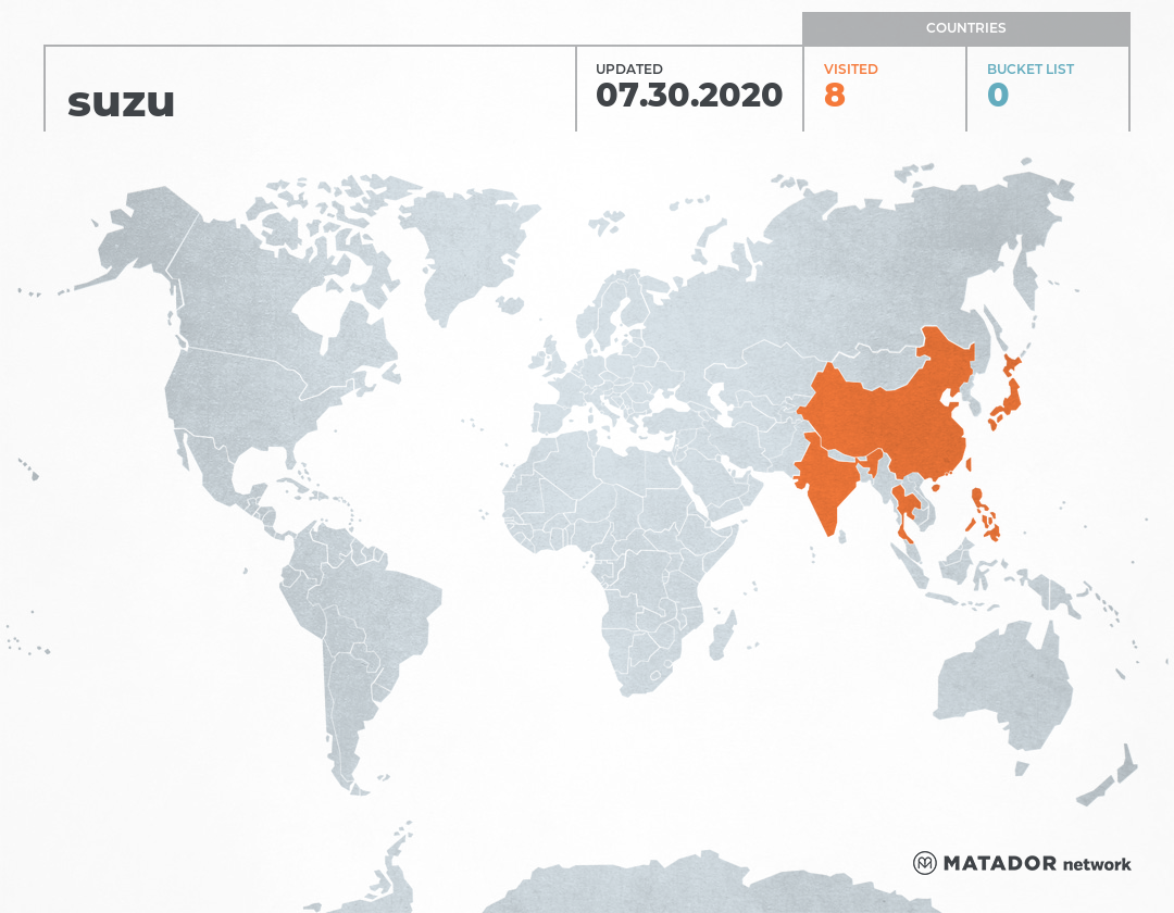 Suzu’s Travel Map – Matador Network