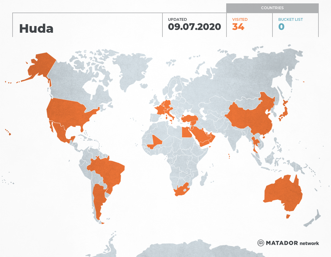 Huda’s Travel Map – Matador Network