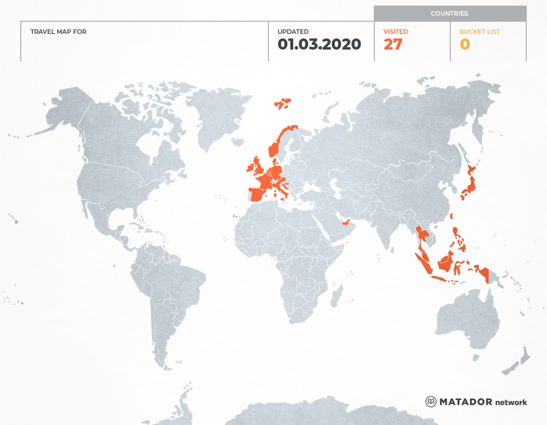 Scott’s Travel Map – Matador Network