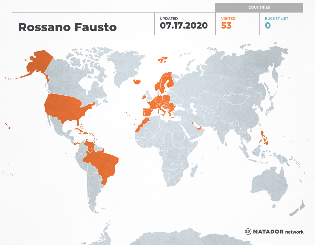 Rossano Fausto’s Travel Map – Matador Network