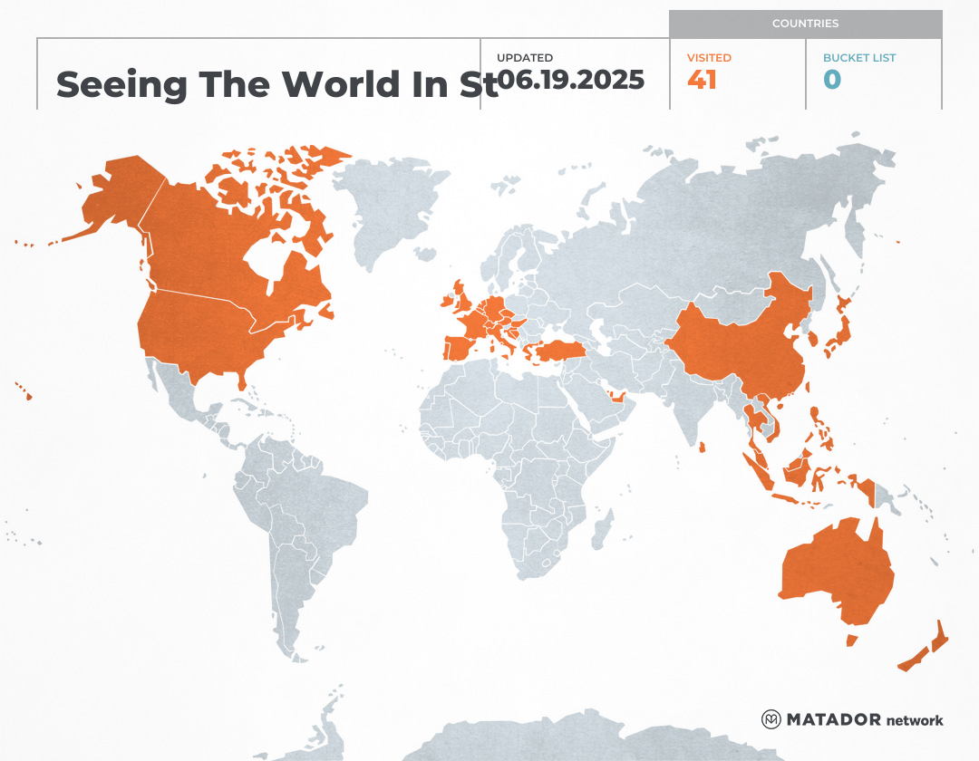 Seeing The World In Step’s Travel Map – Matador Network