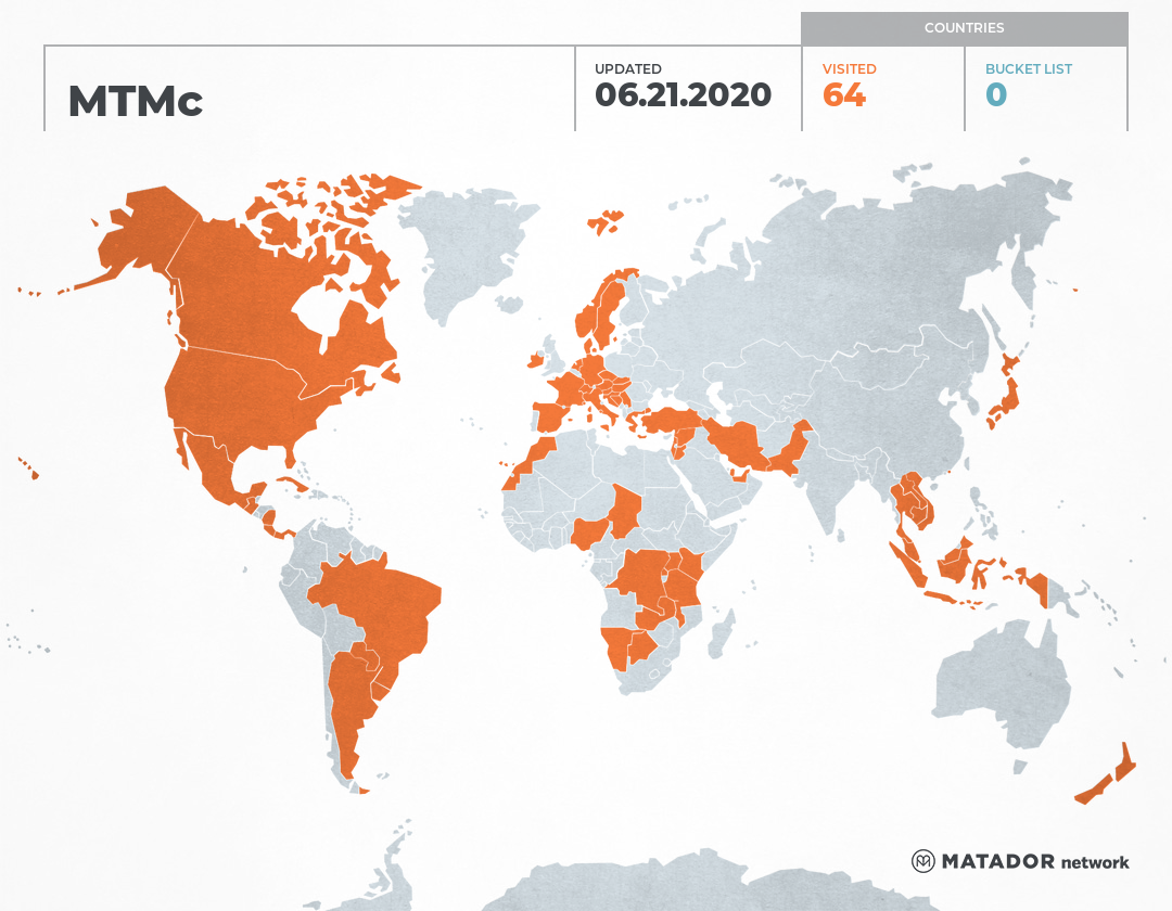 MTMc’s Travel Map – Matador Network