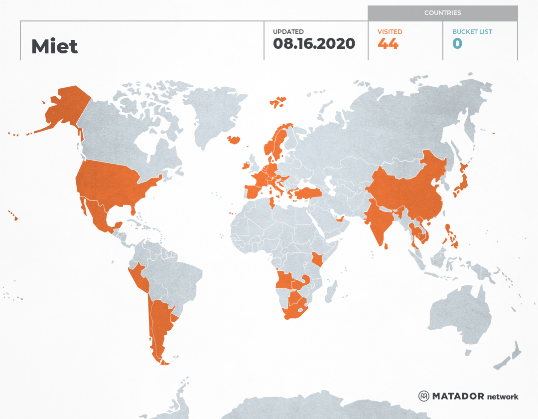Miet’s Travel Map – Matador Network
