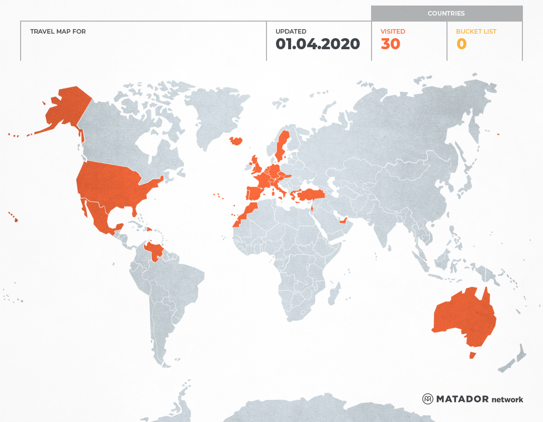Marinka’s Travel Map – Matador Network
