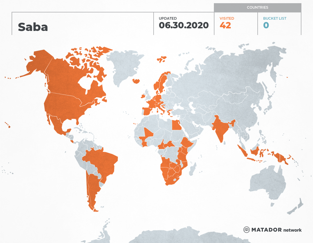 Saba’s Travel Map – Matador Network