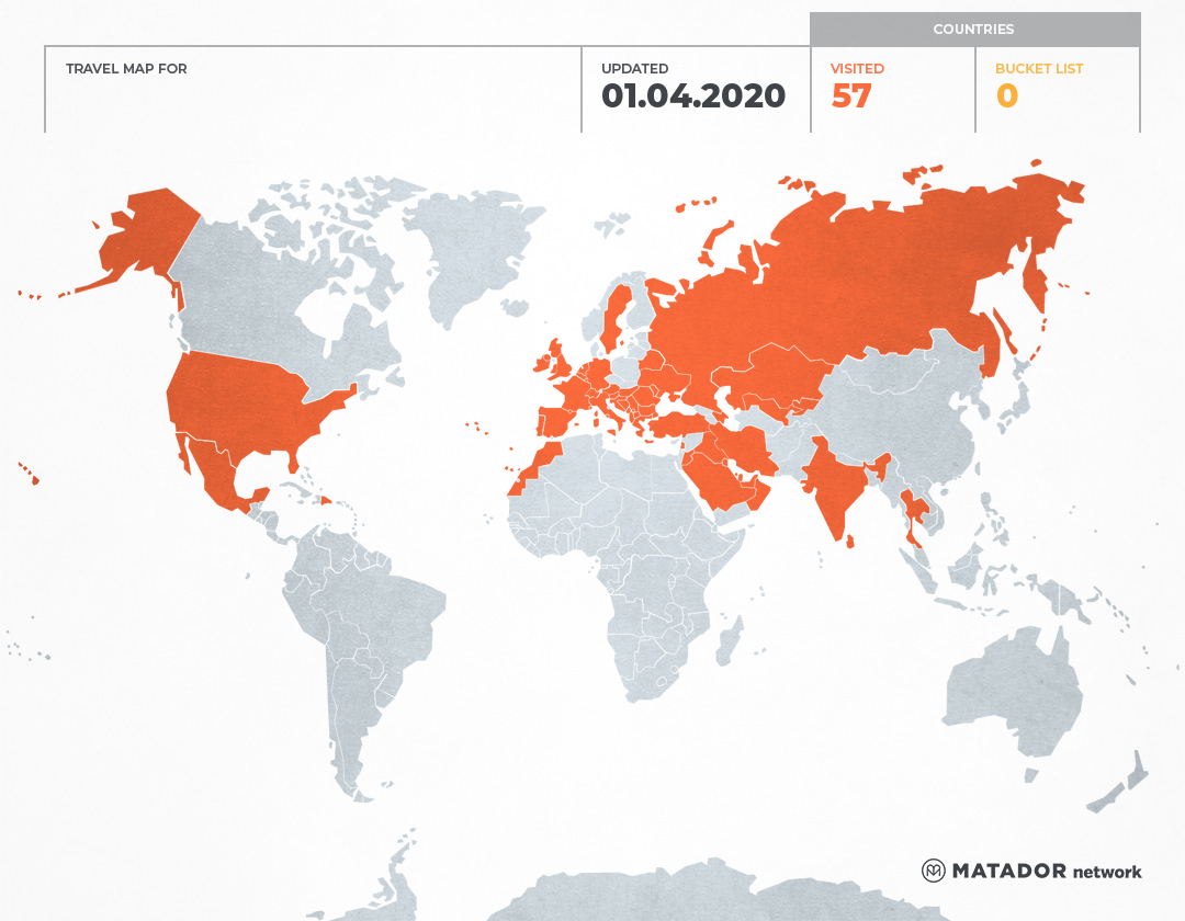 Rafa’s Travel Map – Matador Network