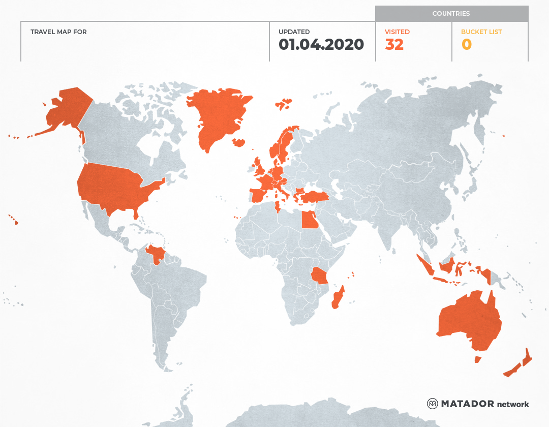 Malene Terp’s Travel Map – Matador Network