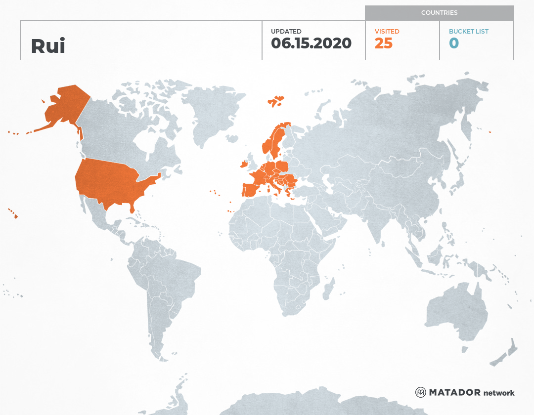 Rui’s Travel Map – Matador Network
