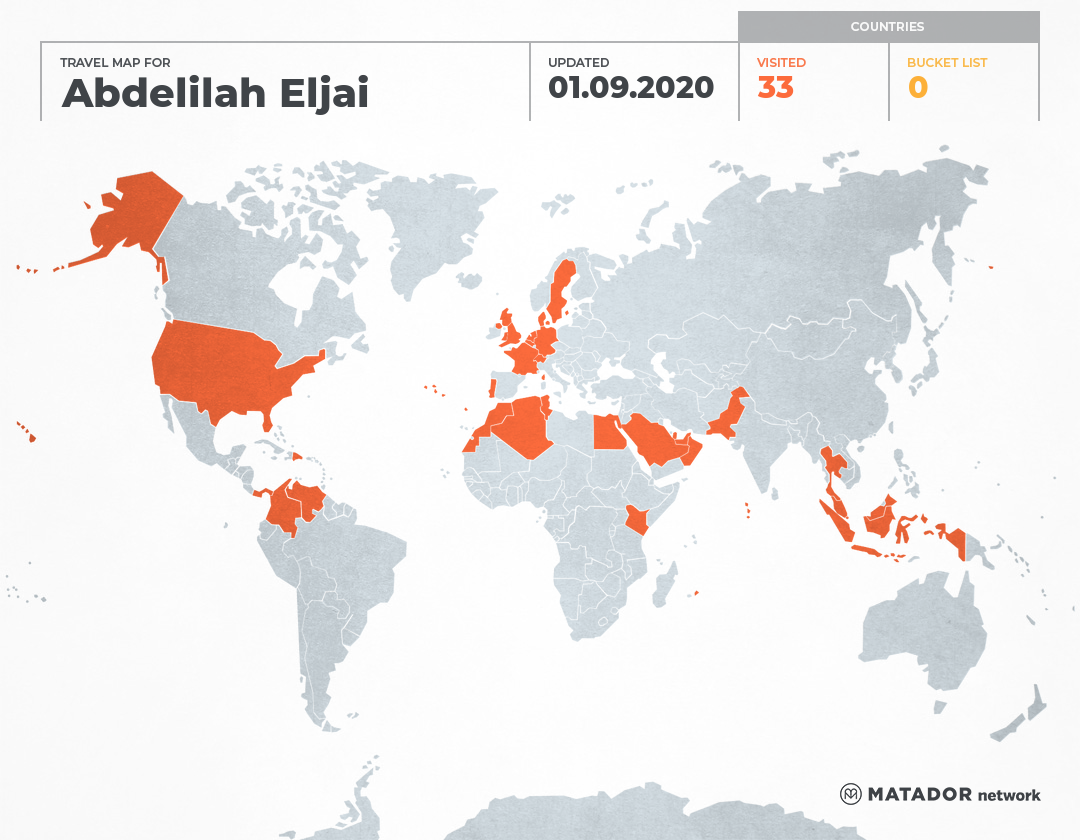 Abdelilah Eljai’s Travel Map – Matador Network