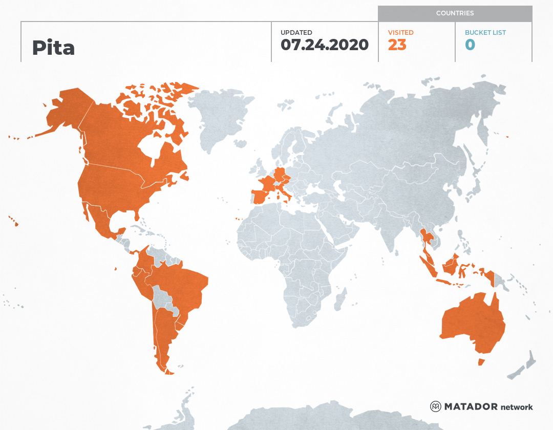 Pita’s Travel Map – Matador Network