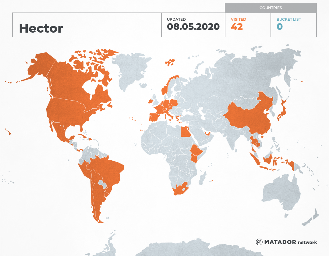Hector’s Travel Map – Matador Network