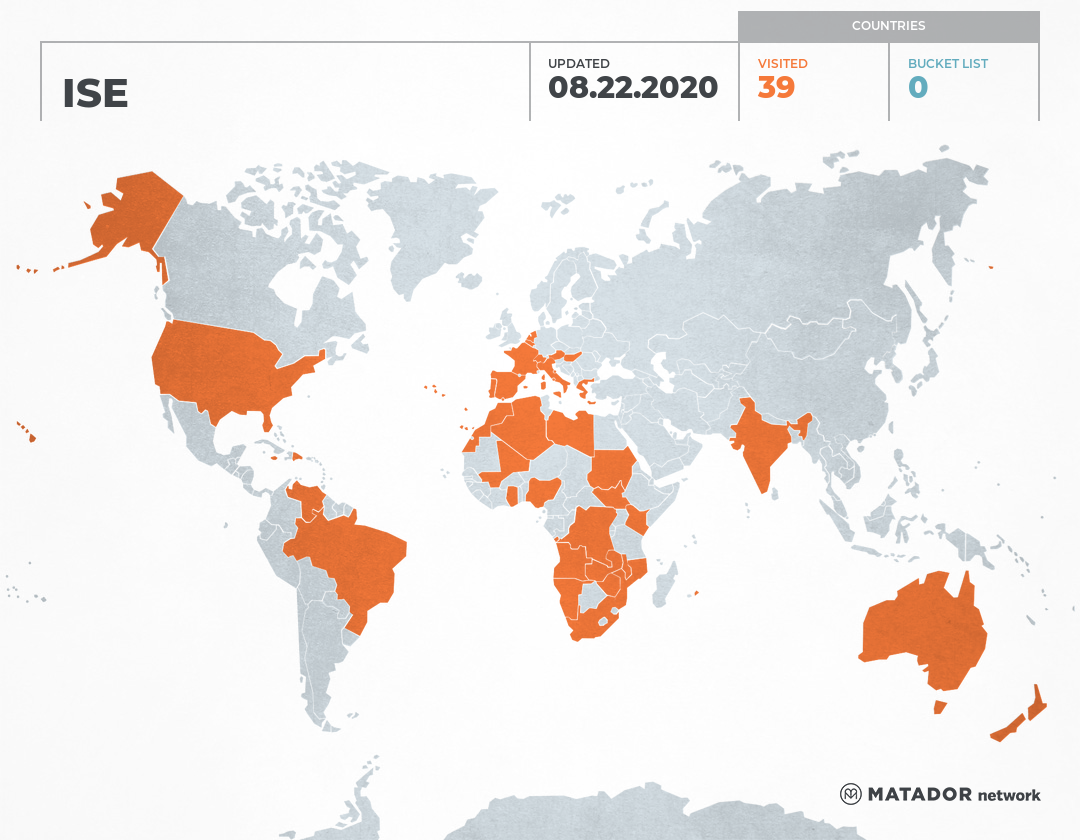 ISE’s Travel Map – Matador Network