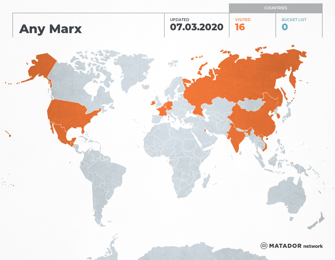 Any Marx’s Travel Map – Matador Network