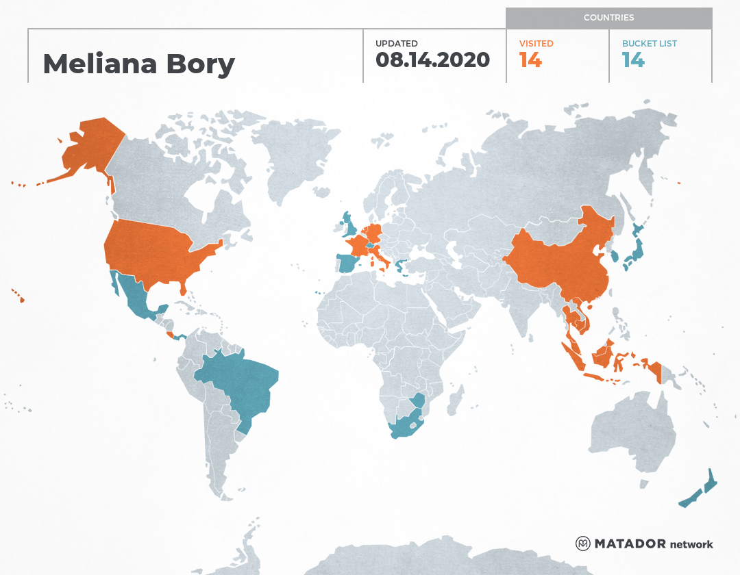 Meliana Bory’s Travel Map – Matador Network