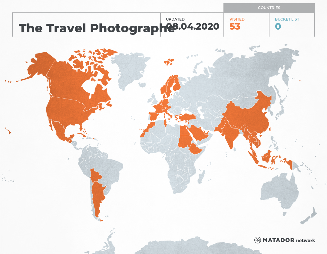 The Travel Photographer’s Travel Map – Matador Network