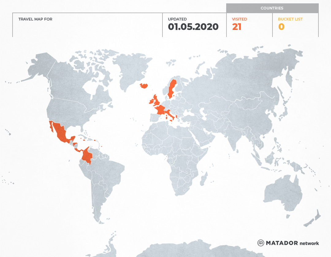 Thomas’s Travel Map – Matador Network