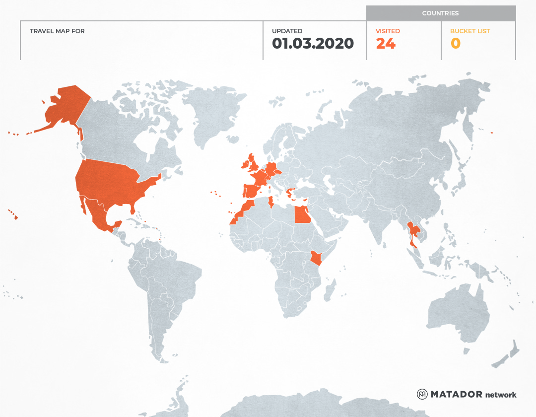 Max’s Travel Map – Matador Network