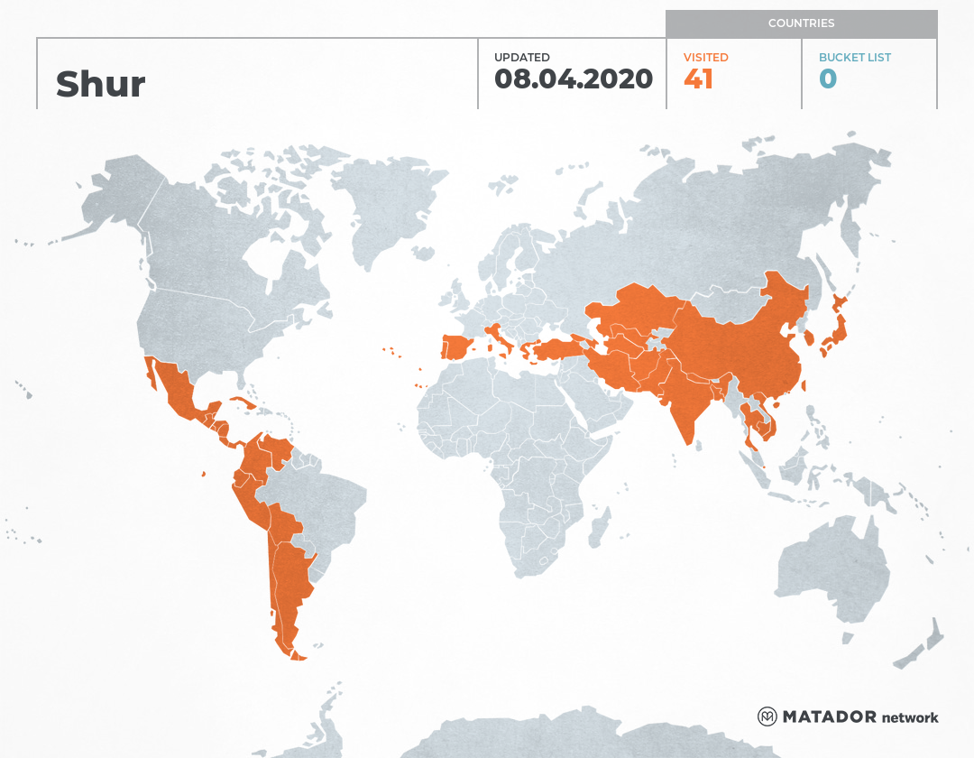 Shur’s Travel Map – Matador Network