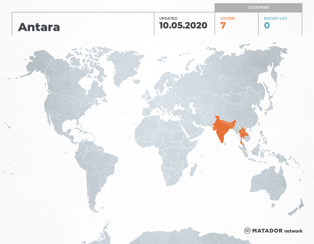 Antara’s Travel Map – Matador Network