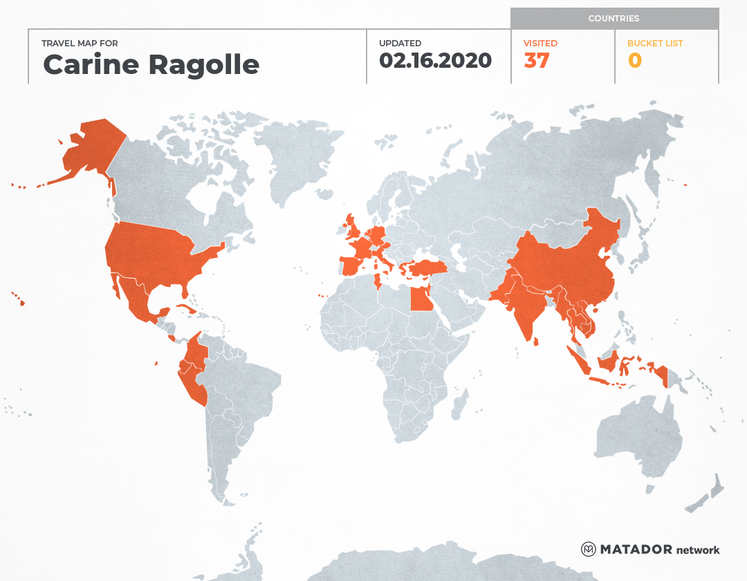 Carine Ragolle’s Travel Map – Matador Network