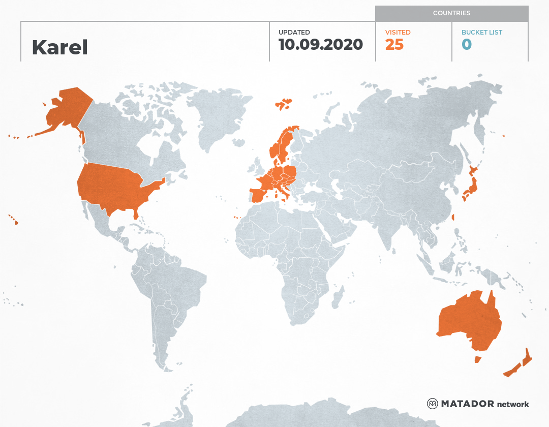 Karel’s Travel Map – Matador Network