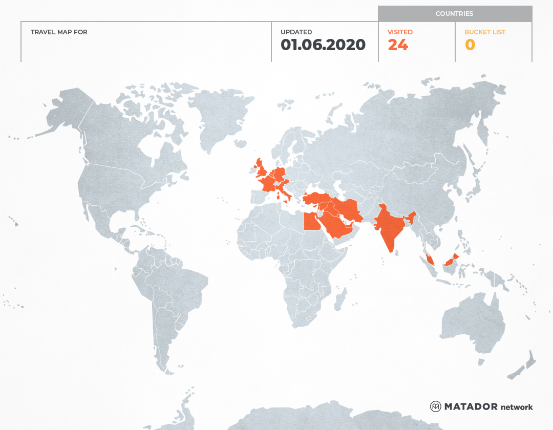 Hanan’s Travel Map – Matador Network
